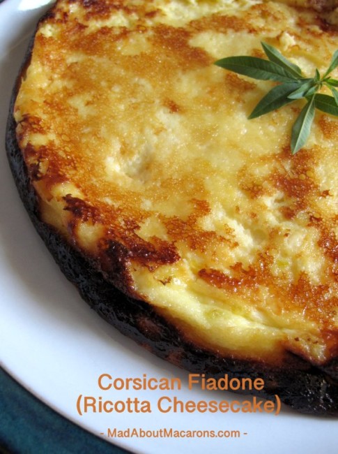 Fiadone Corsican Cheesecake