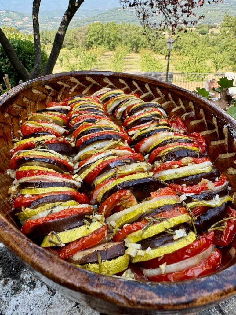 French Tian de légumes (Roasted Vegetable Bake)