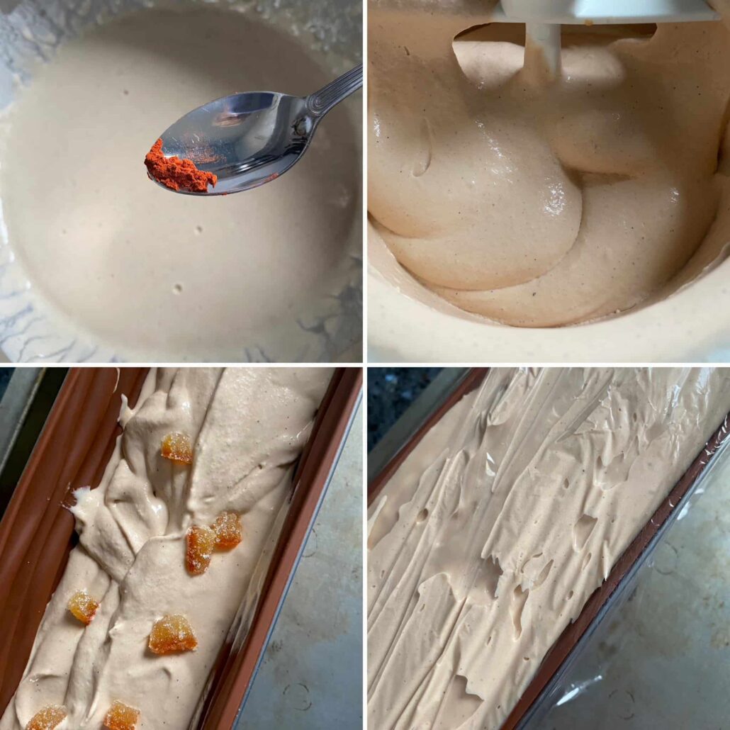 Ice cream Yule Log (French Gluten Free Dessert)